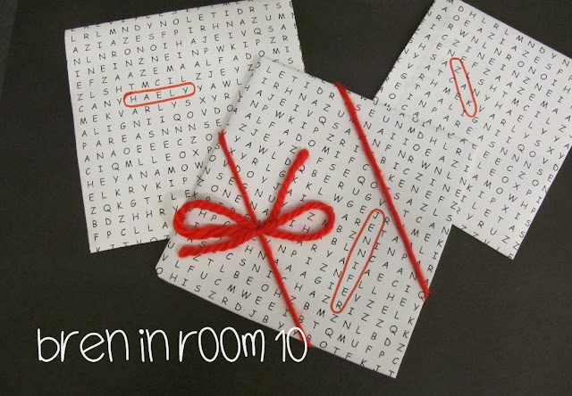 bren in room 10 : Word Search Wrapping Paper {Tutorial}