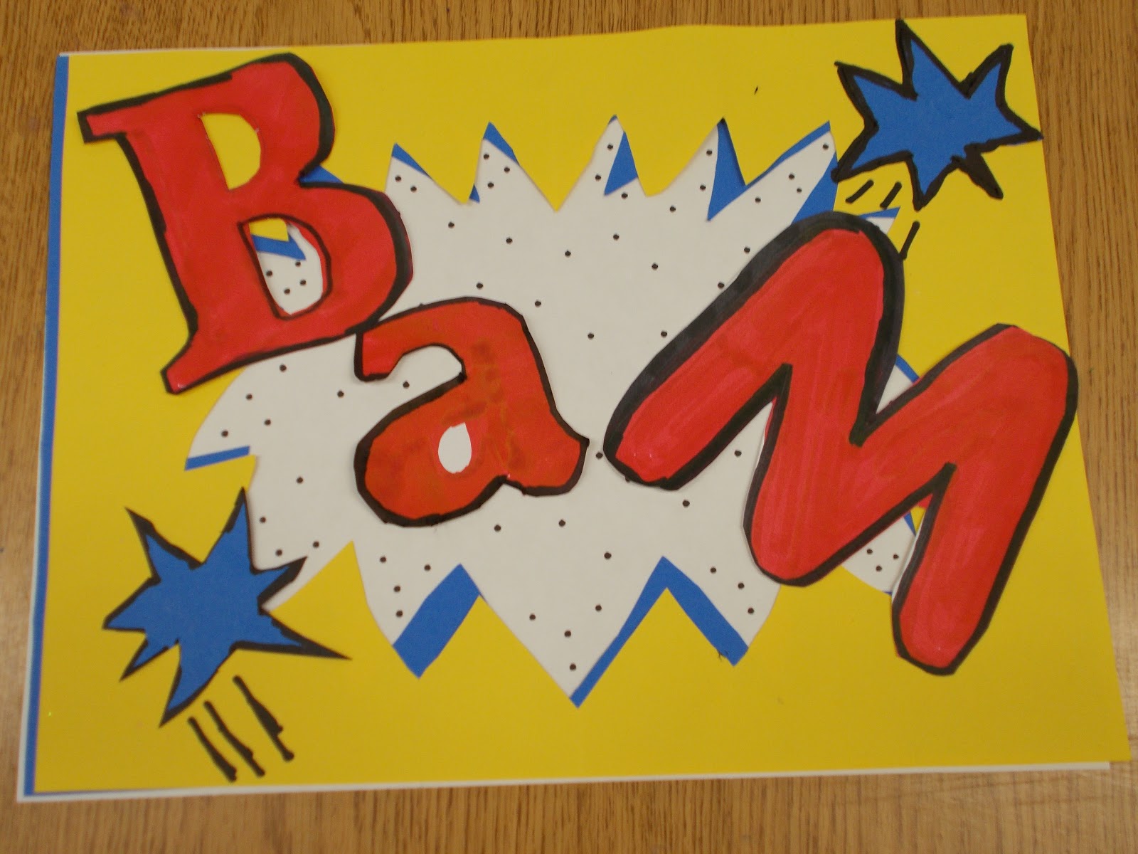 Mrs. Pierce's Polka Dot Spot: Roy Lichtenstein ONOMATOPOEIA Art