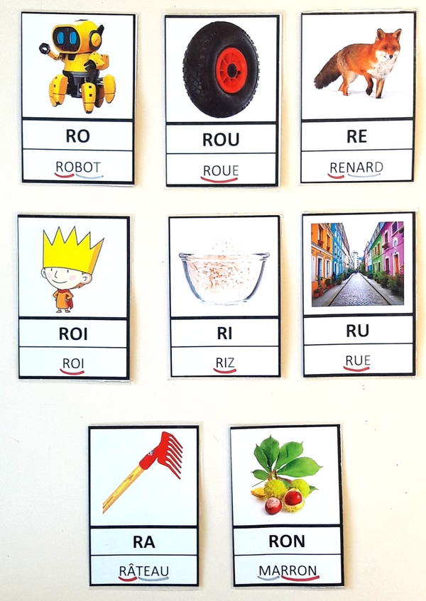 Le Journal de Chrys: MES CARTES SYLLABES