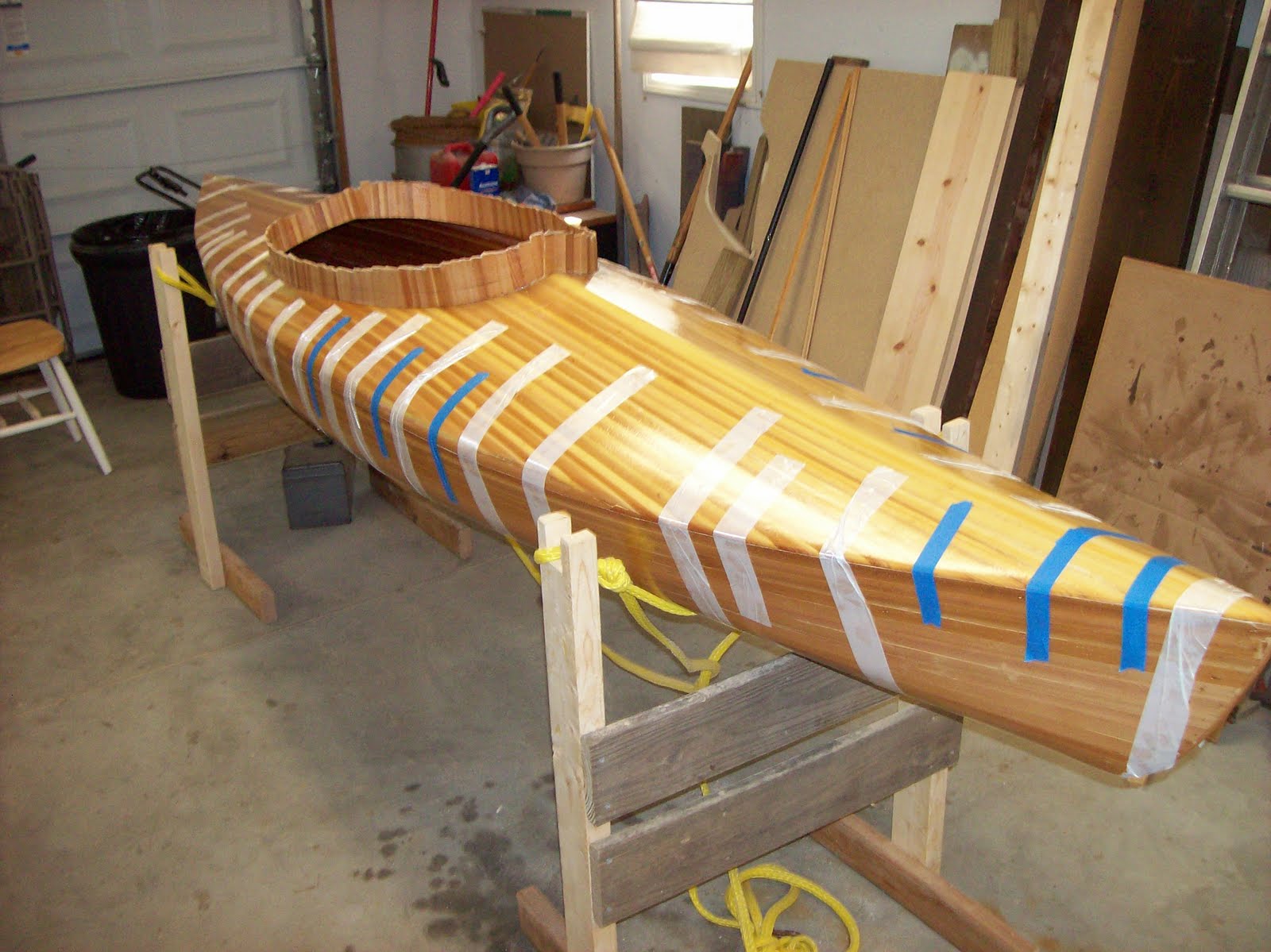 Building a Strip Kayak: Joining the Hull and the Deck