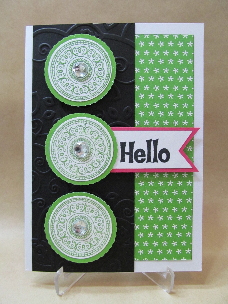 Savvy Handmade Cards: Hello Card