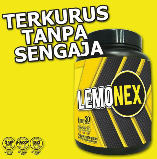 LEMONEX : Penyelesaian Terbaik Turunkan Berat Badan Cara Sihat