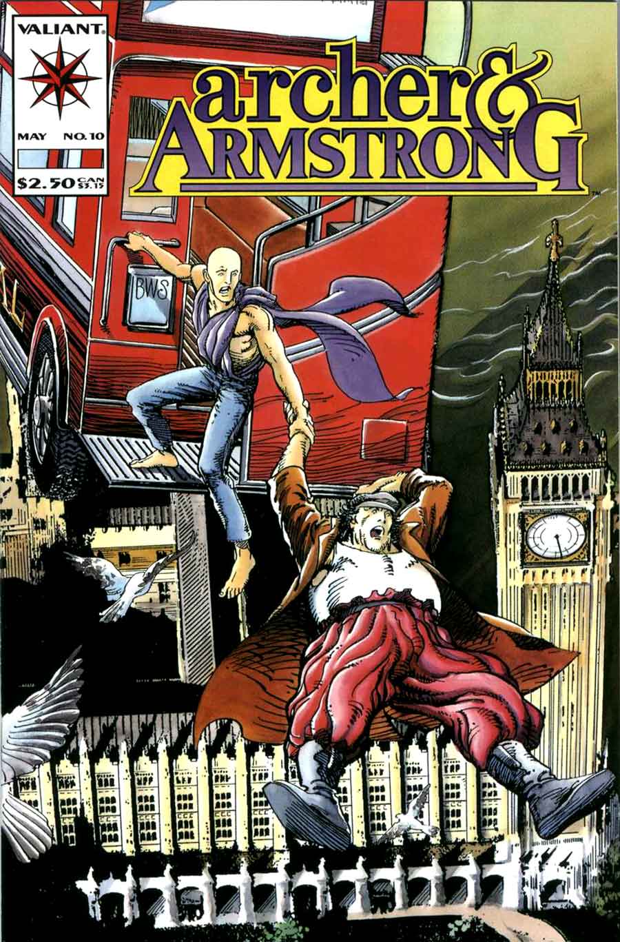 Archer & Armstrong #10 - Barry Windsor Smith art & cover - Pencil Ink