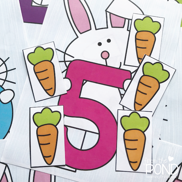 Bunny Rabbit Counting Game | From the Pond