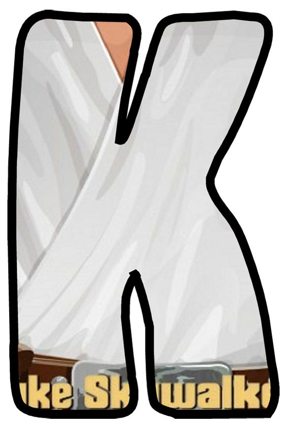 Star Wars: Abc de Luke Skywalker. Luke Skywalker Abc. - Oh my Alfabetos!