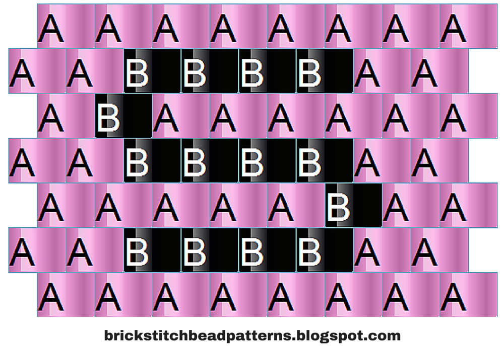 Brick Stitch Bead Patterns Journal: S - Alphabet 1 Free Brick Stitch ...