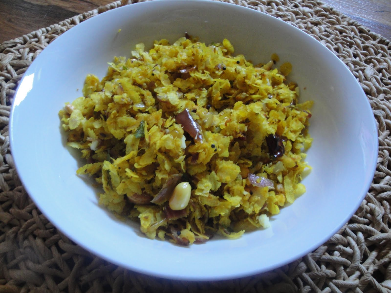 Blending Flavors: Bajil (Mangalorean poha)