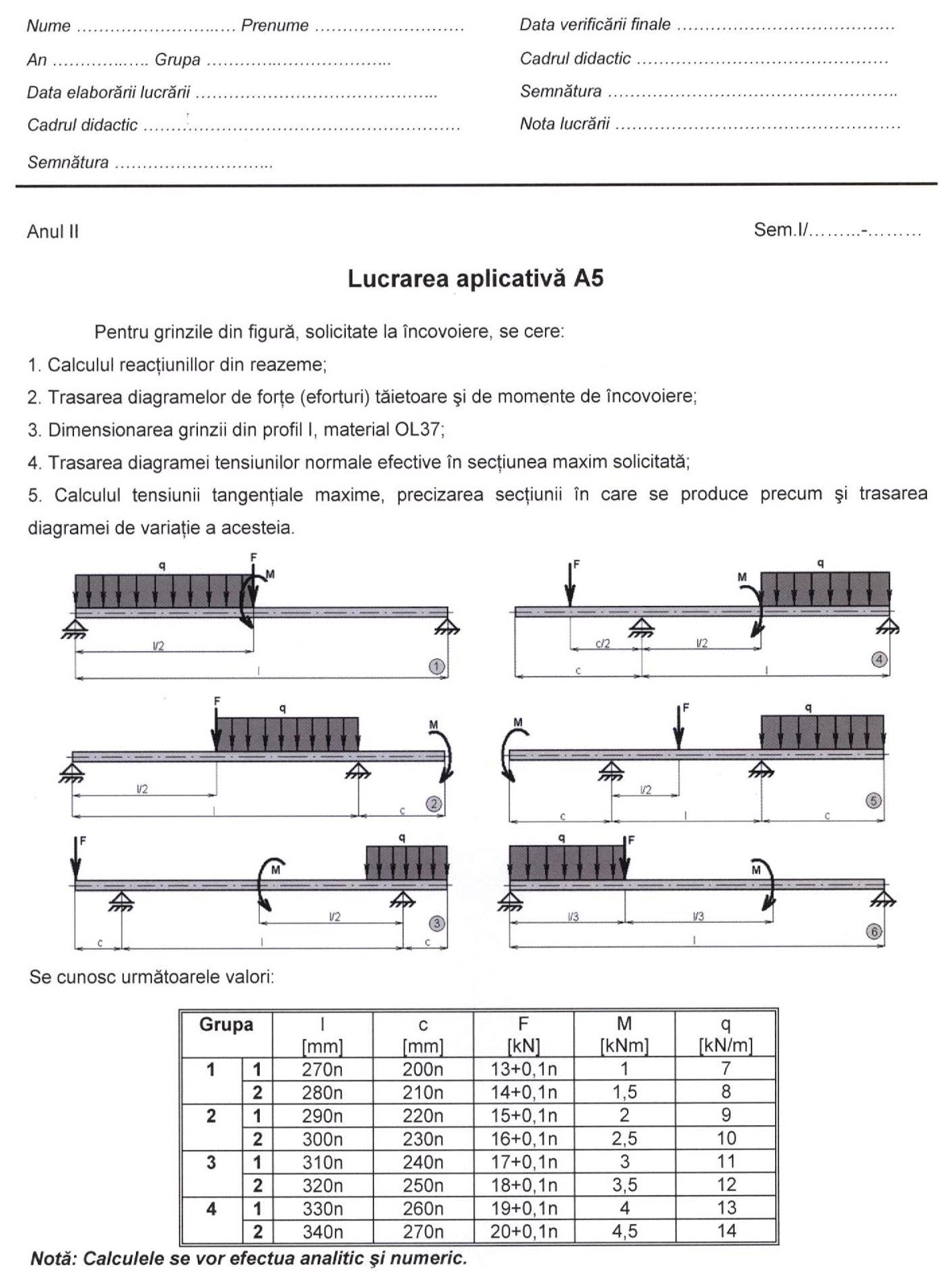 Rezistenta Materialelor - Mechanics of Materials - Résistance des ...