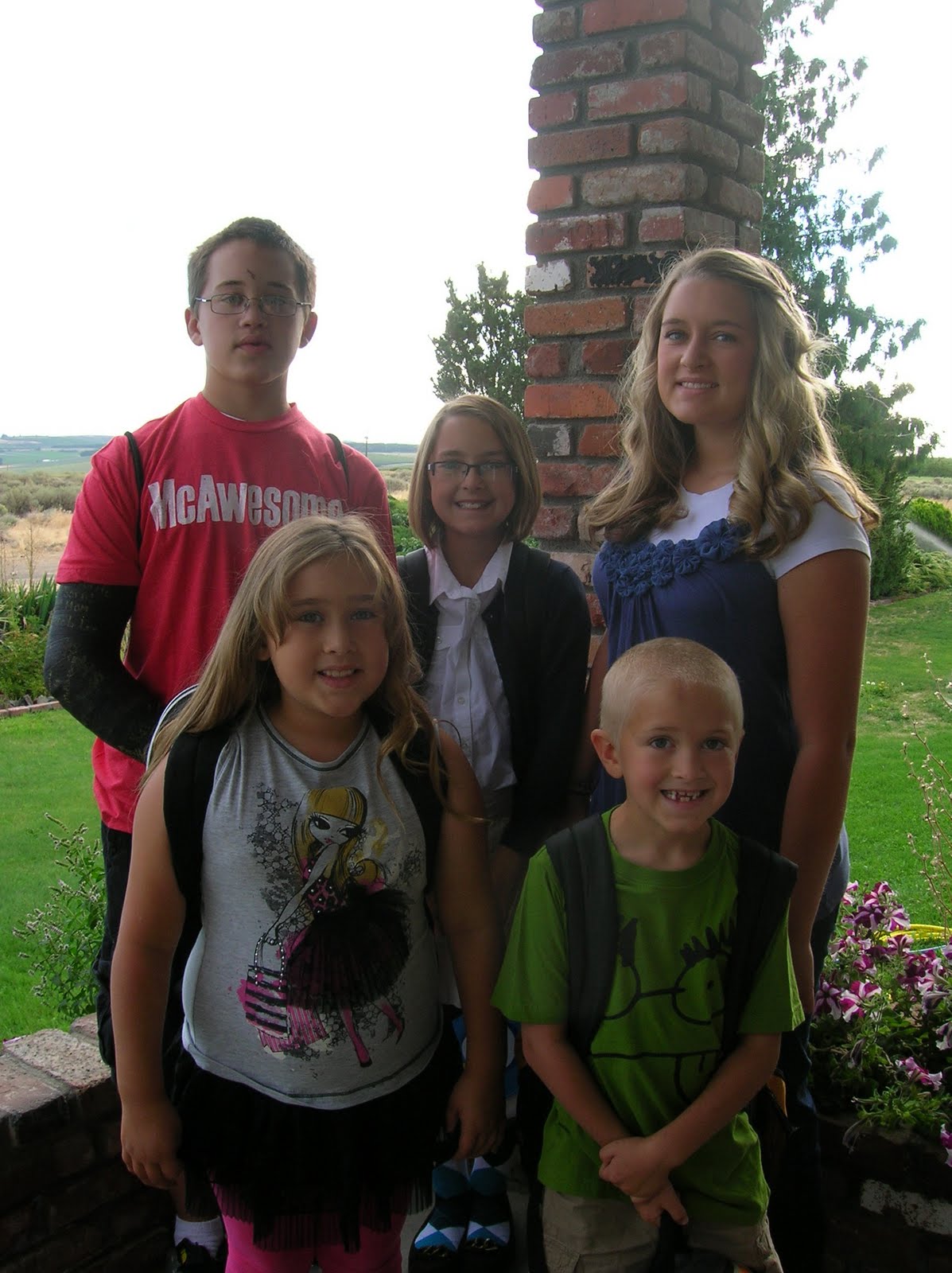 Noftle Family Blog: First Day of School 2011