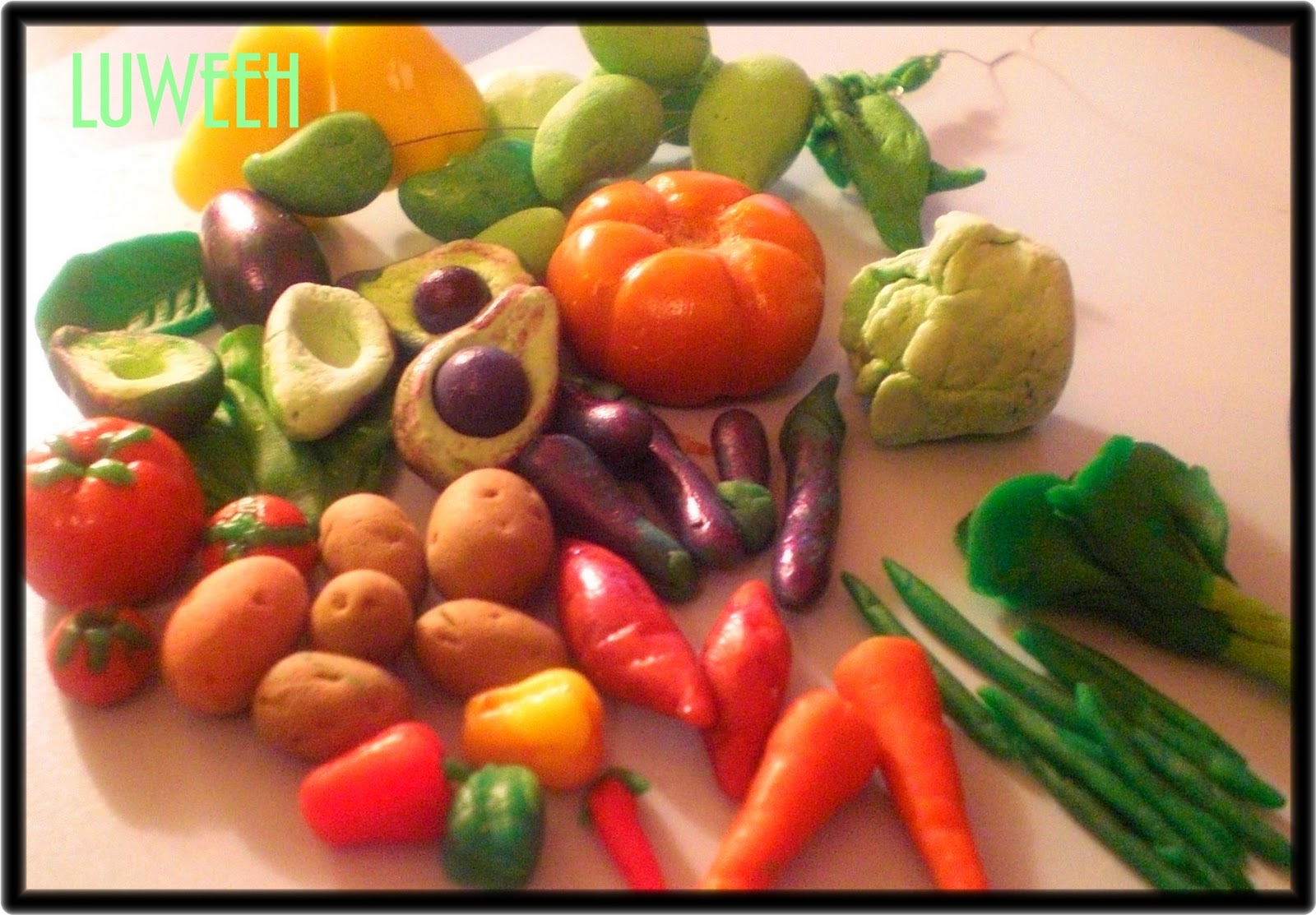 CREATE A HOBBY : My Clay Vegetables Creation