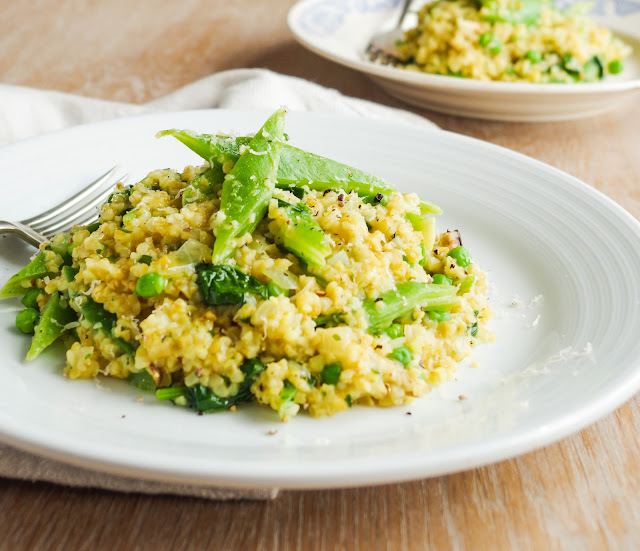 Summer Bulgur Wheat Risotto |Euphoric Vegan
