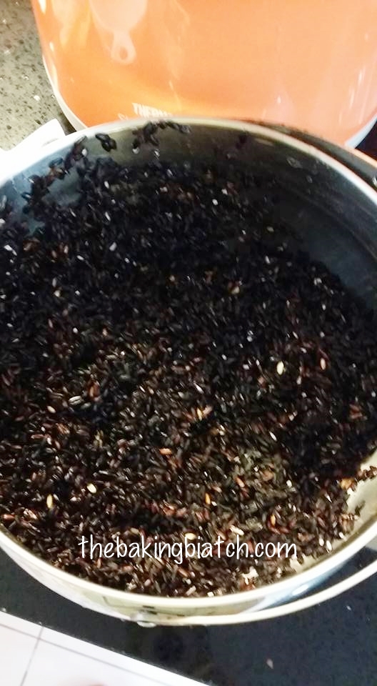 The Baking Biatch || by Cynthia Lim: Bubur Hitam / Black Glutinous Rice ...