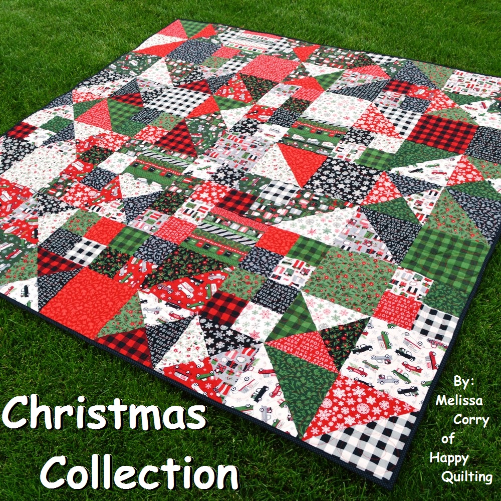 Happy Quilting: Christmas Collection Quilt & Tutorial