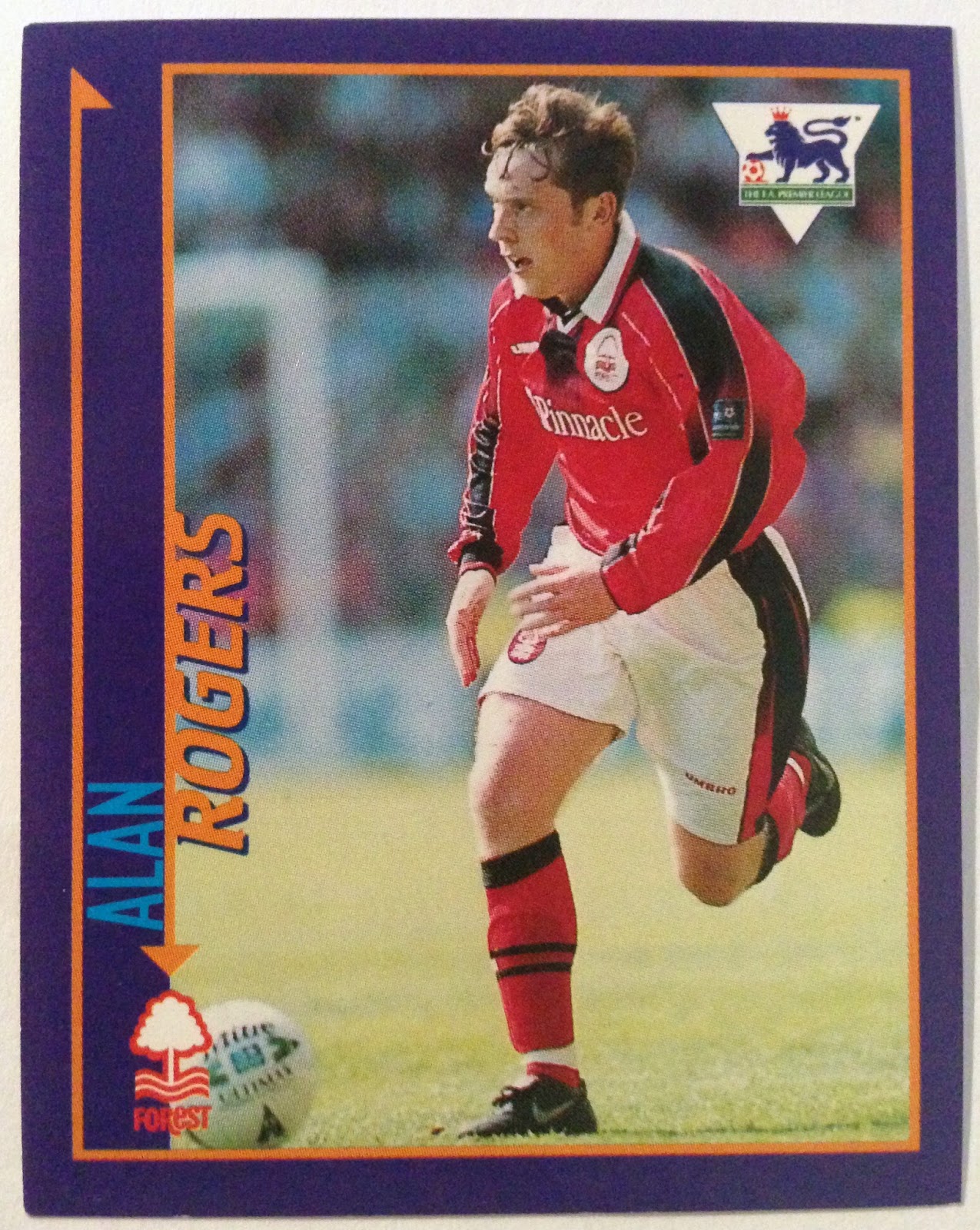 NFFC Cards & Stickers: Merlin Premier League Kick Off 1998 Alan Rogers