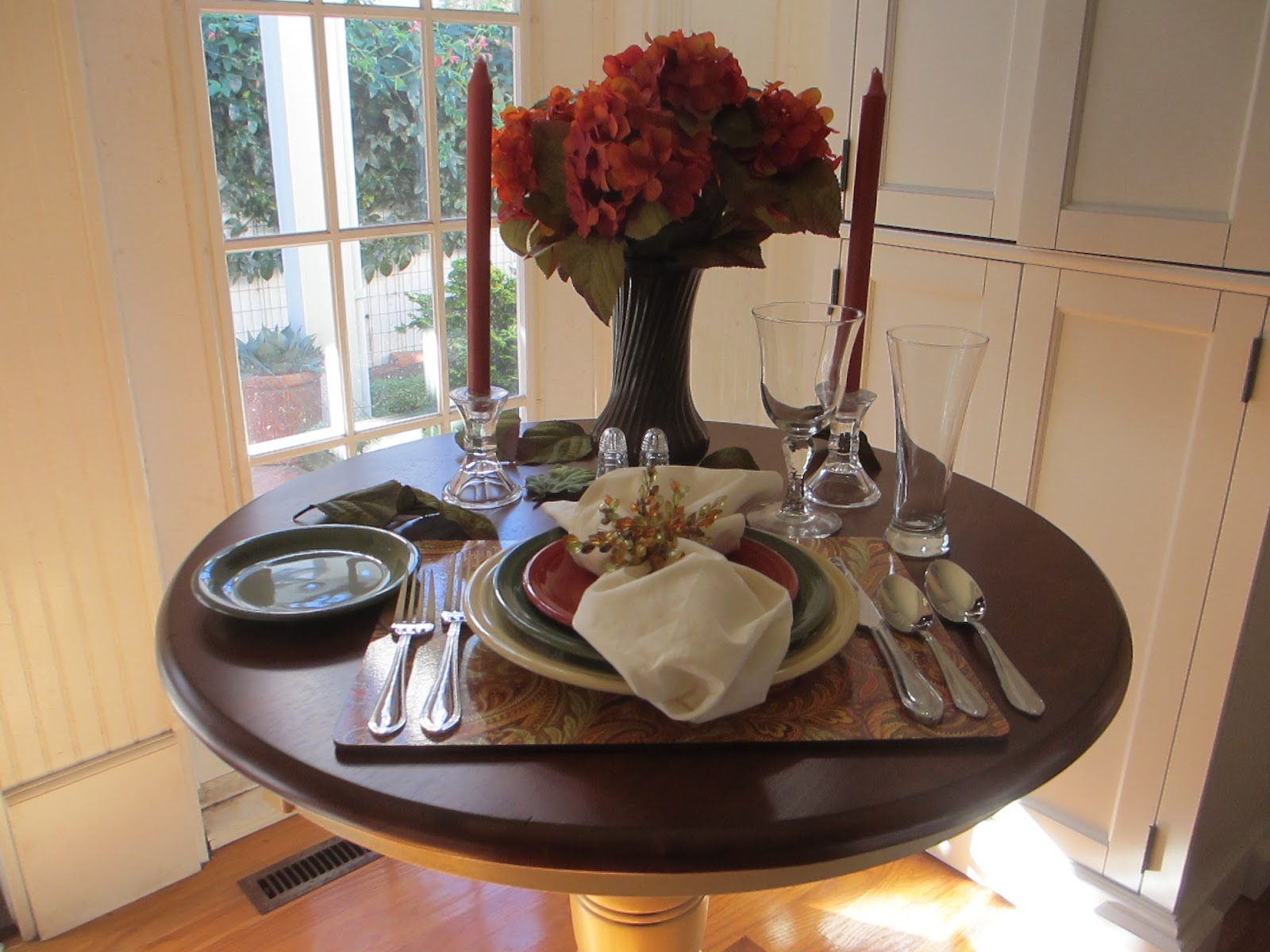 Table for One: Fall Fiesta Dinnerware Table