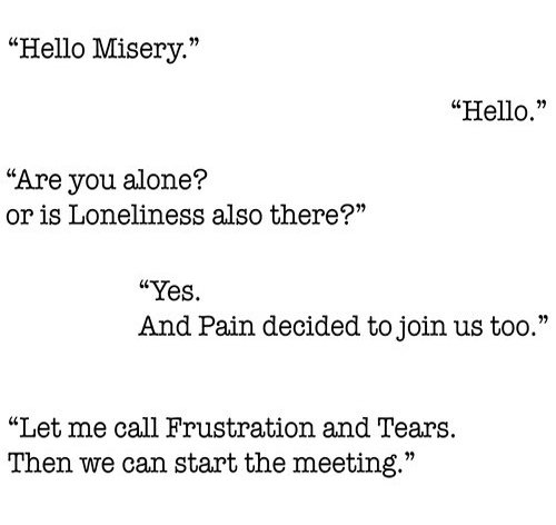 Forever Loneliness I am so Lonely I'm So Lonely...