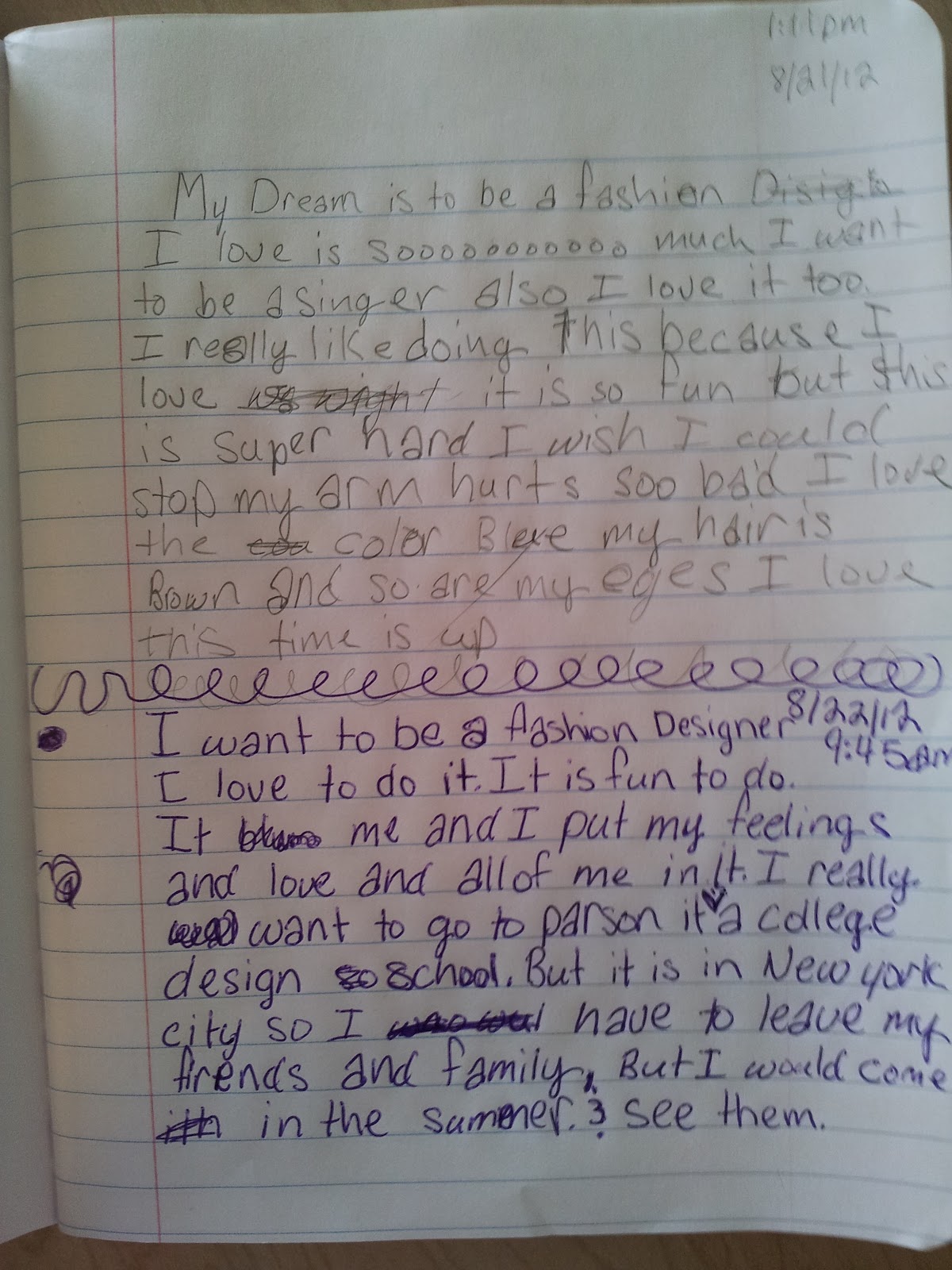 Room 121: First Week of Free-Writing!