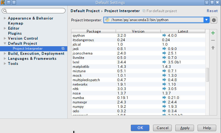 linuxBean14.04(72)Anacondaで科学技術系Pythonパッケージを一括インストールする-p--q