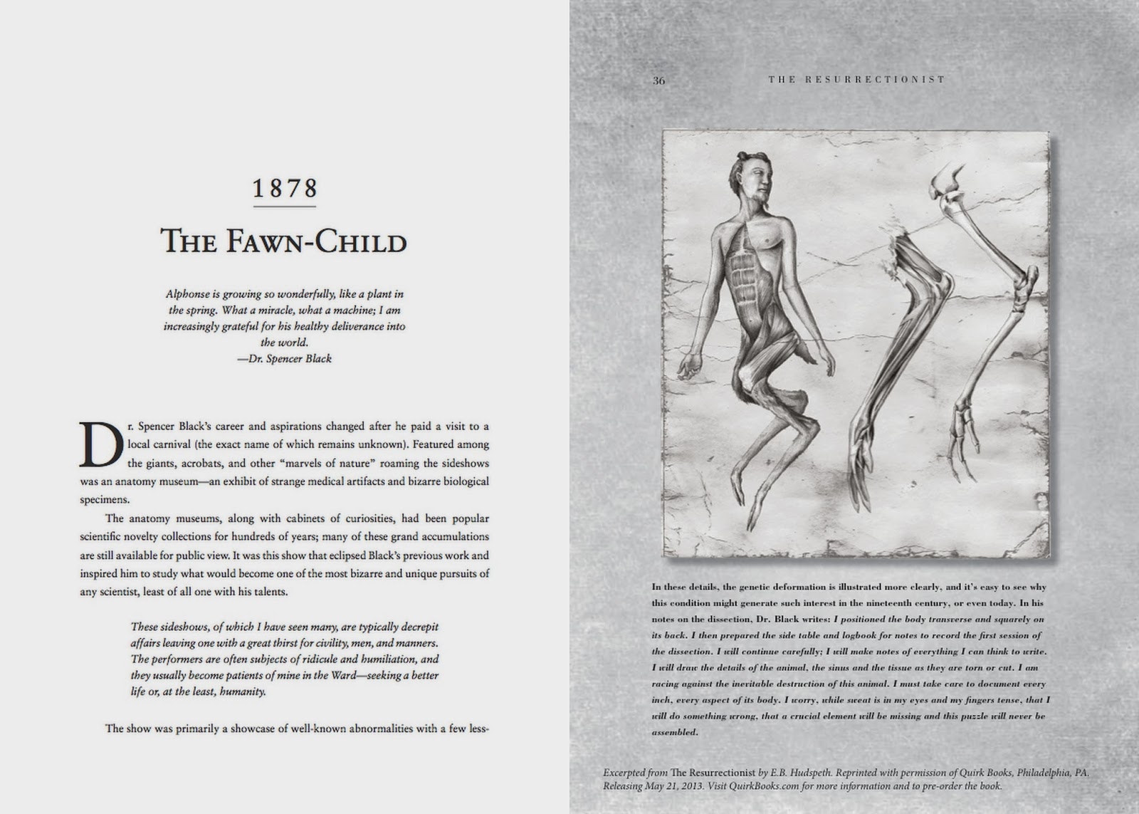 Book Review: The Resurrectionist A Novel and Art Book by E.B. Hudspeth