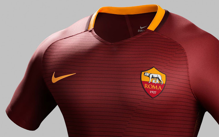 AS Roma 16-17 Home Kit Released - Footy Headlines