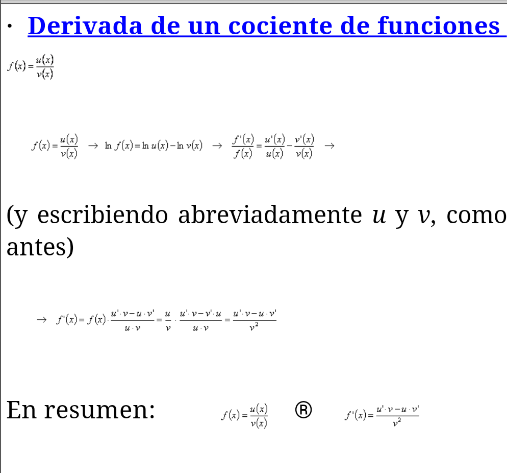 Cálculo Diferencial (La derivada de una función): La derivada de un ...