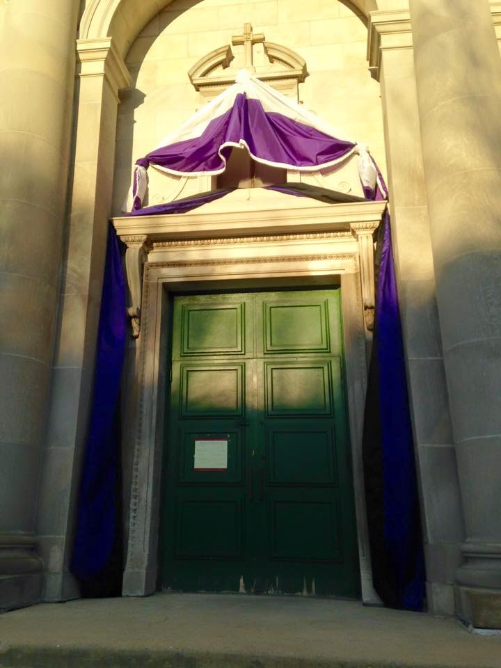 A Catholic Life: Mourning Drapes Over Catholic Churches