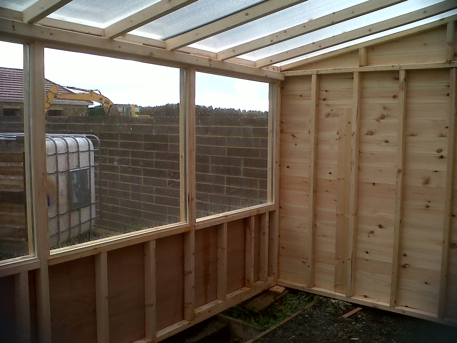 DW Joinery Services: Double Timber Framed Lean To