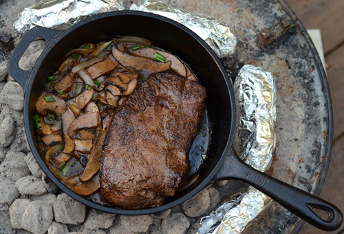 Campfire Flat Iron Steak
