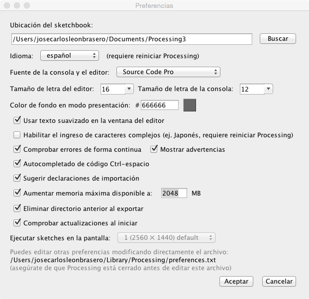 2.16 Processing preferencias