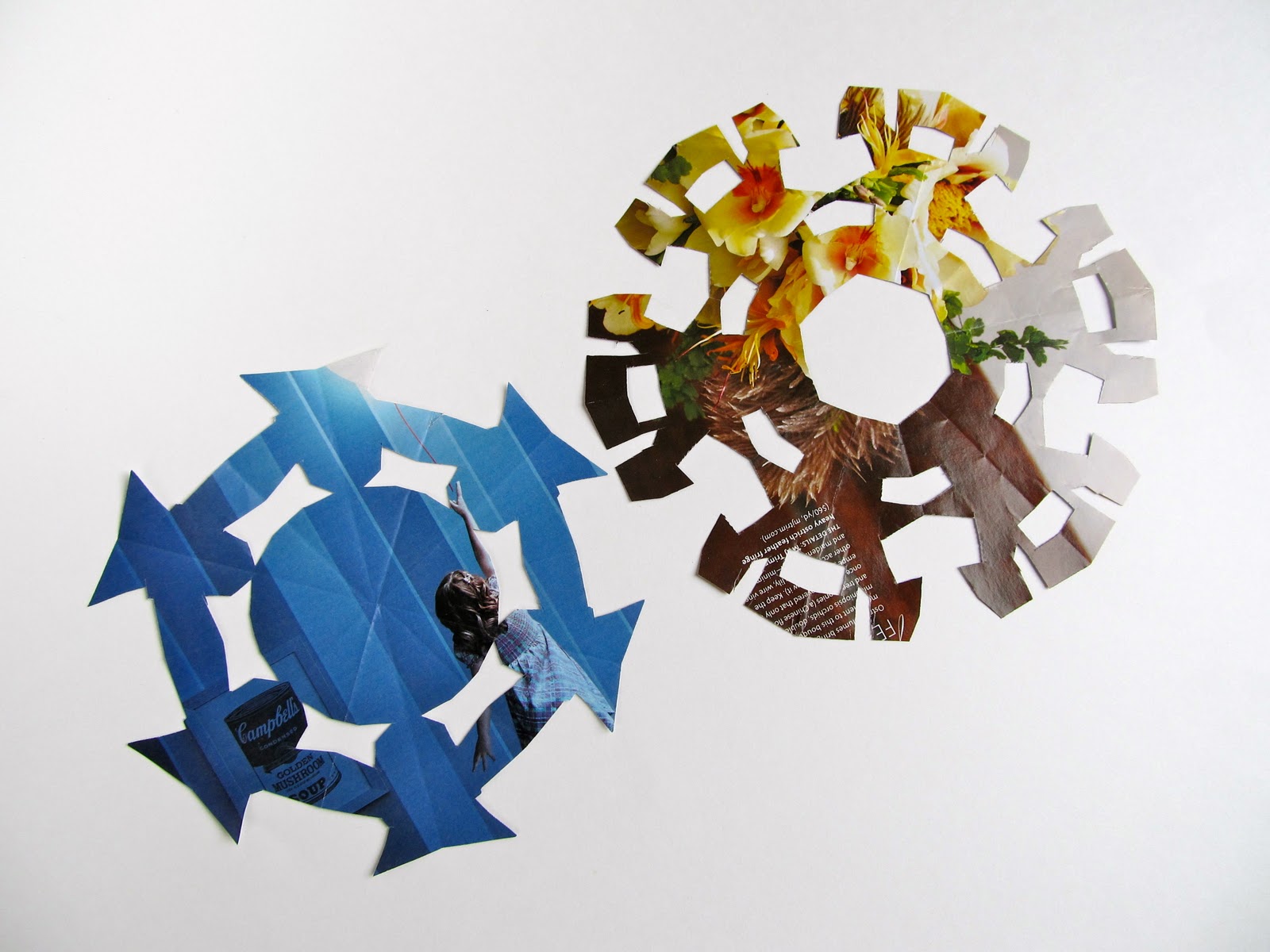 Magazine Snowflakes