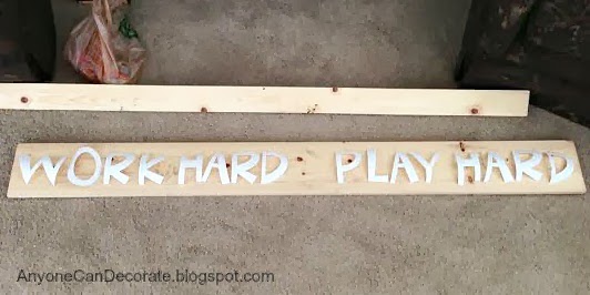 Anyone Can Decorate: Easy to Make - DIY Hand Painted Sign