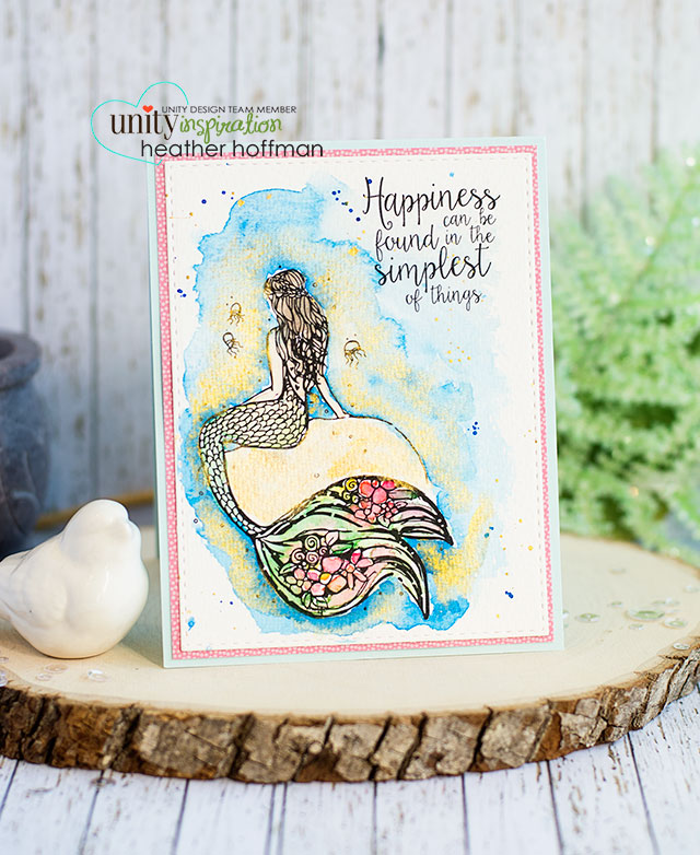 Houses Built of Cards: Sparkly Gold Underwater Mermaid