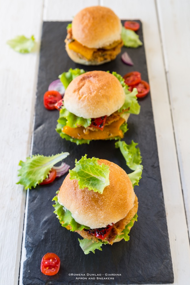 Quinoa and Veggie Sliders