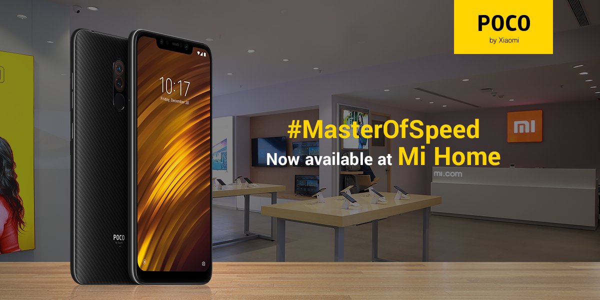 Poco F1 now available in offline retail stores - Tech Updates