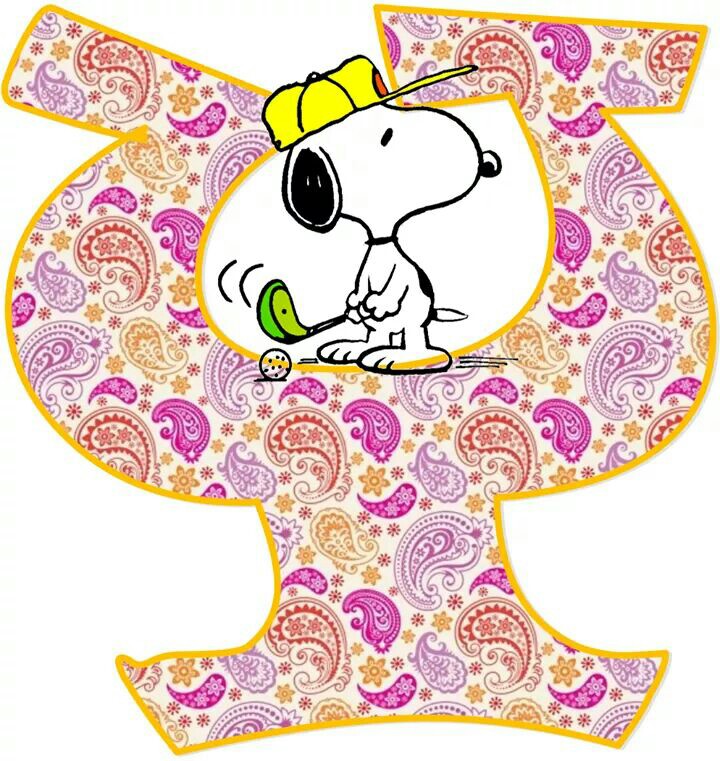 Divertido Abecedario de Snoopy y los Peanuts. - Oh my Alfabetos!