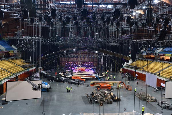[FOTOS] ESC2018: Continua a construção do palco na Altice Arena | ESC ...