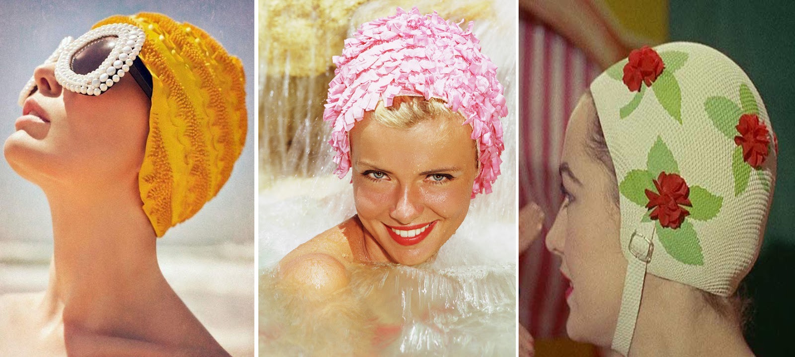 scostumista: GLAMOUR SWIMMING CAPS