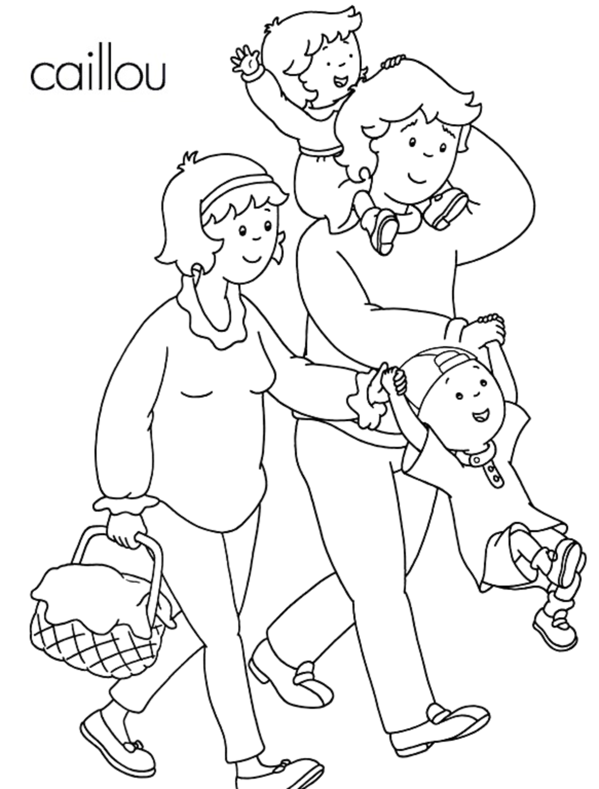 Desenhos para Colorir e Imprimir: Desenhos para Colorir do Caillou ...