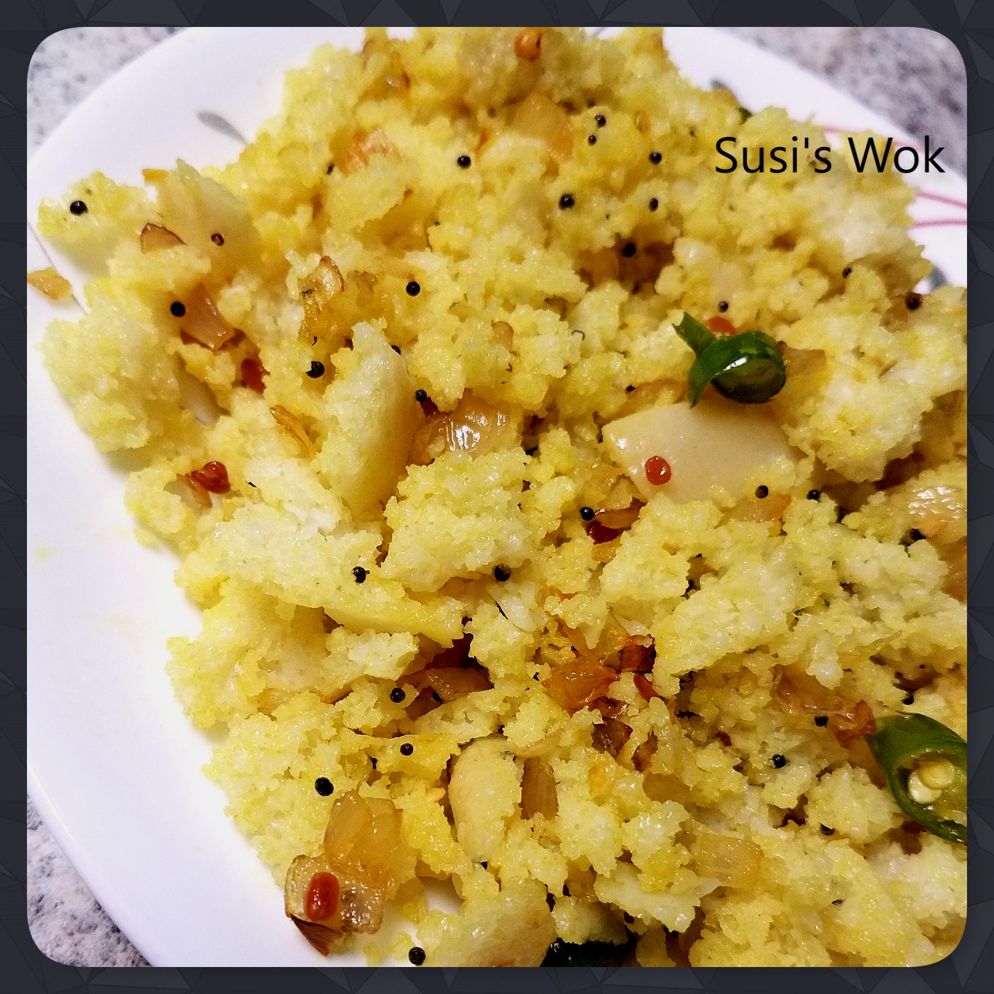 Susi's Wok: Idly uppuma