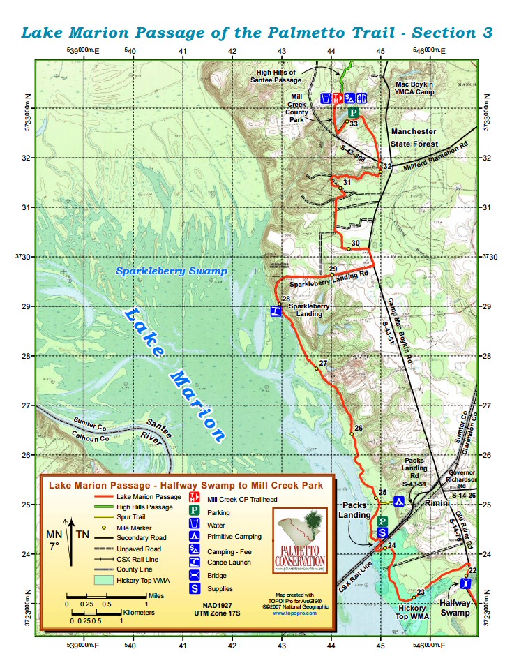 Trail Hiker Chick: Lake Marion Passage
