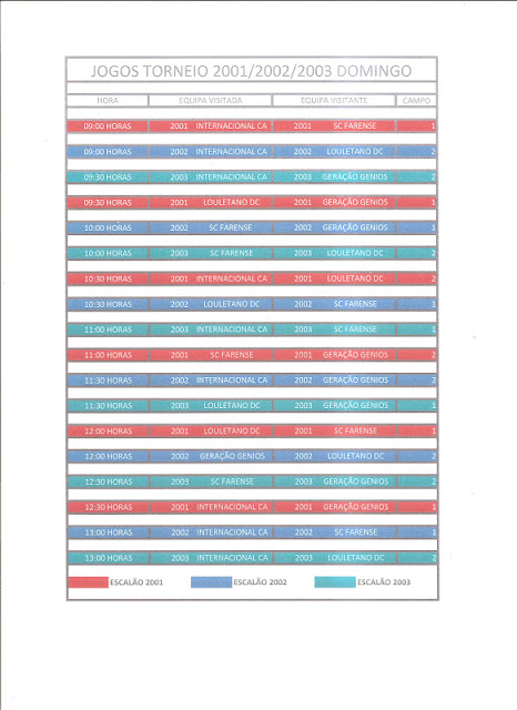 formacao s.c. farense: Torneio Aniversário Inter Almancil - 29 e 30 Set.