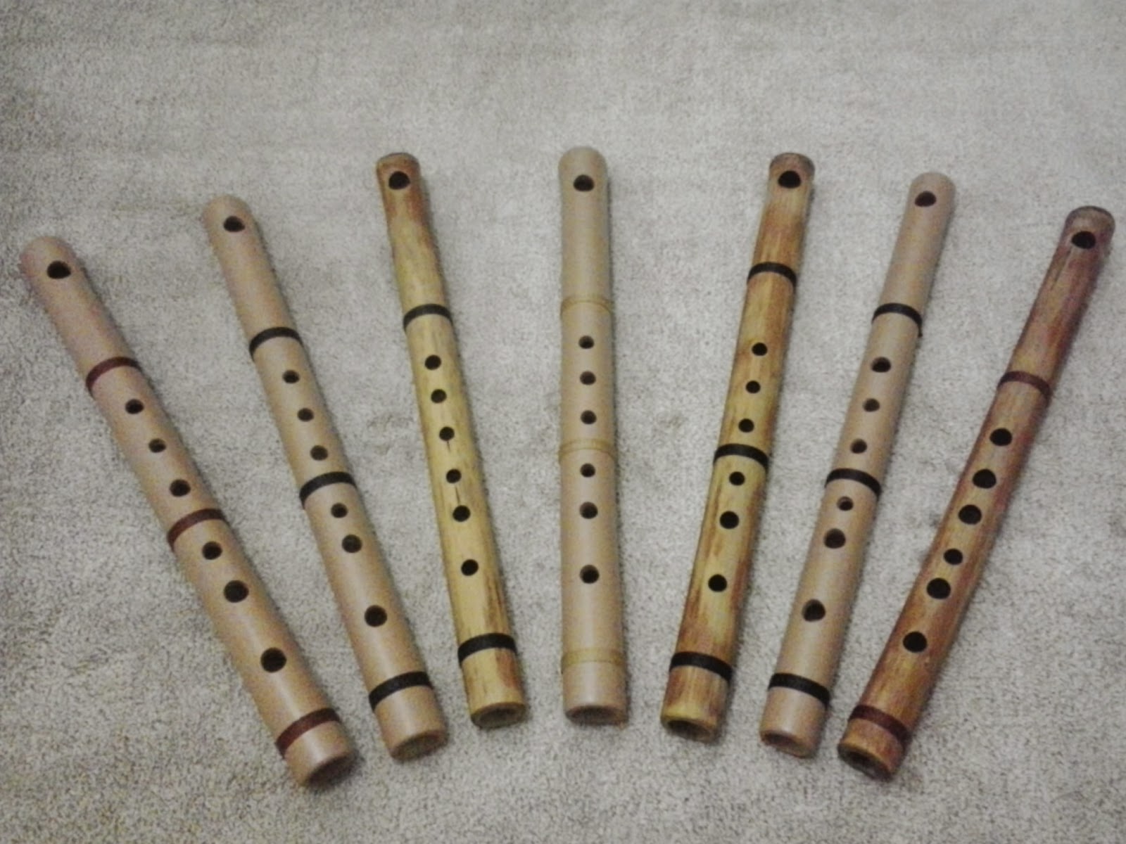 Pífano, Pífaro afinados em Dó - Flautas Artesanais