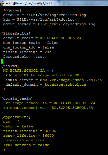 School Sysadmin: PacketFence - Configuration