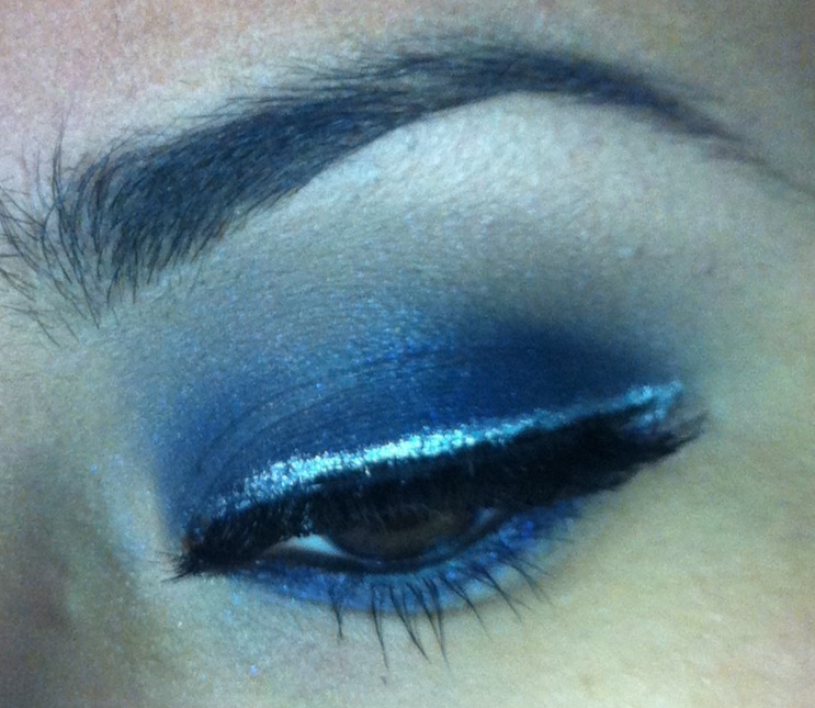 Eye Dazzle's Beauty Blog: Silver Lining Midnight Blue