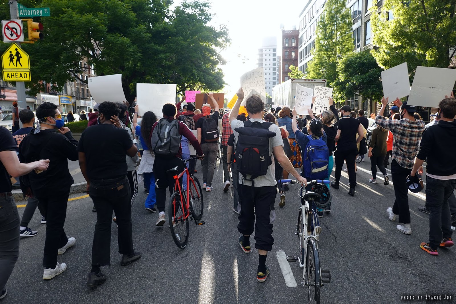 EV Grieve: Scenes from the start of last night's peaceful protest on ...