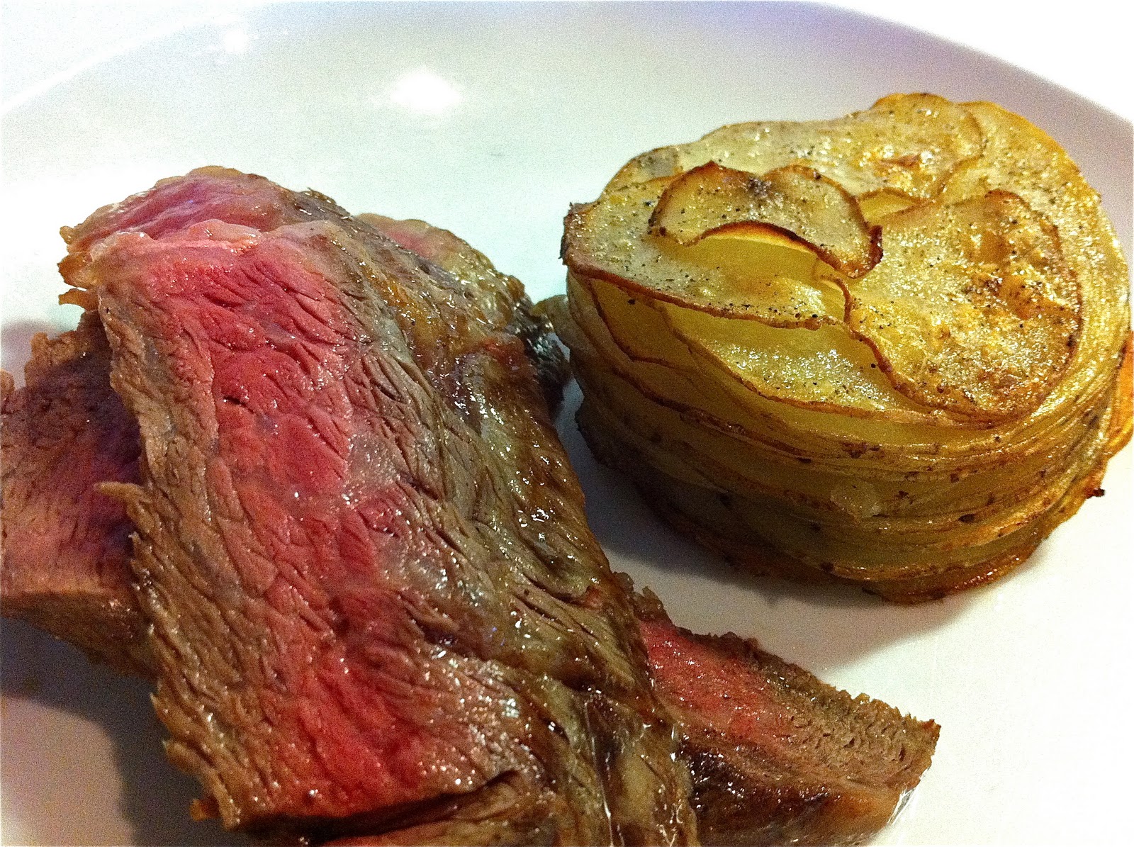 Behind The Burners: WAGYU RIB FILLET WITH TRUFFLED POMMES ANNA
