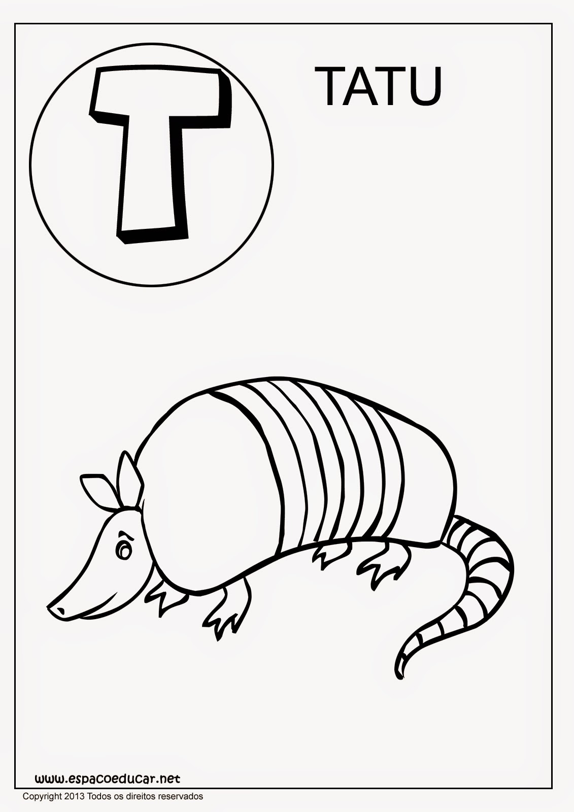 Alfabeto de colorir - Alfabeto para colorir, pintar, imprimir ou fazer ...