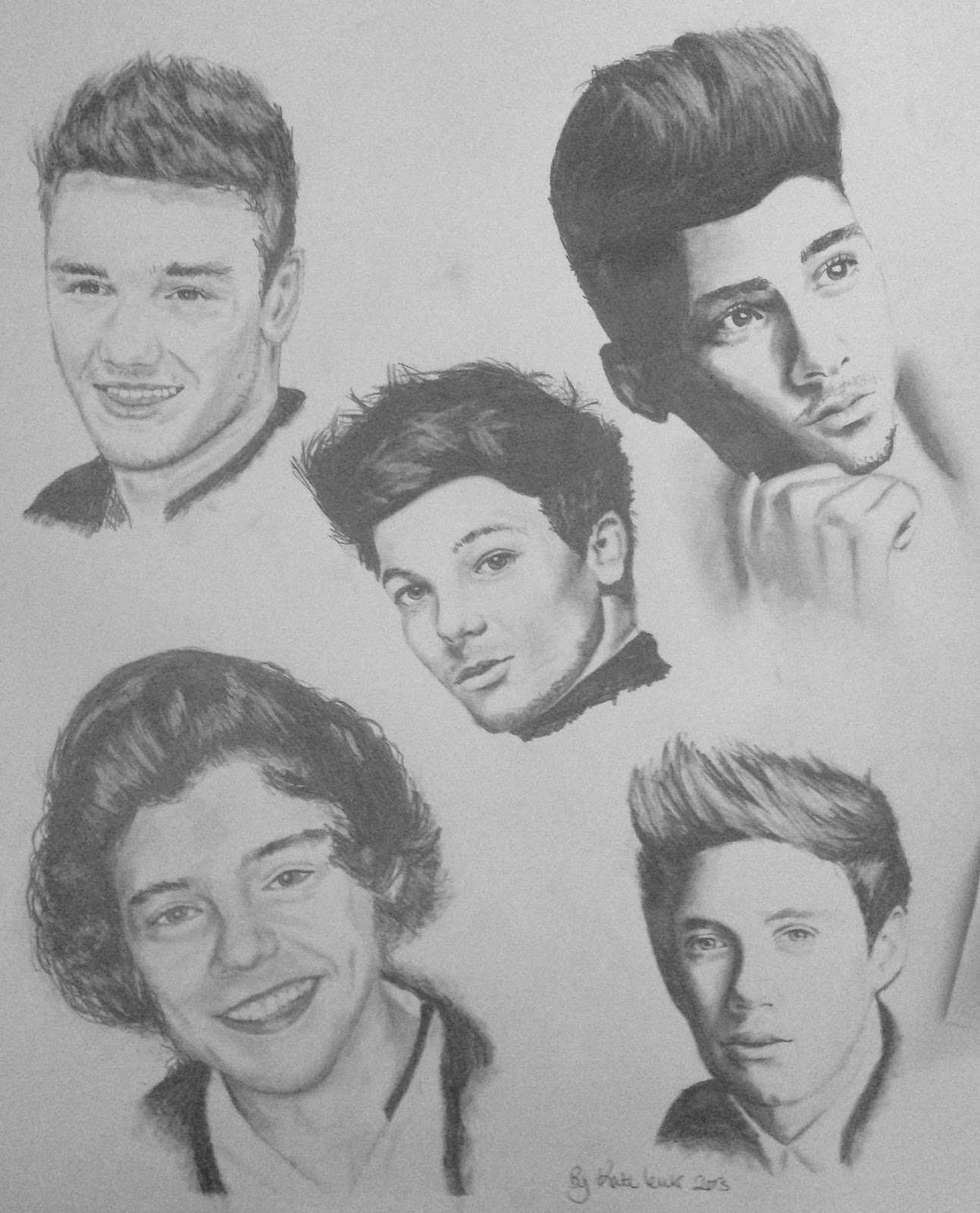 Katie lewis _______Artist,Photography,: Updated One Direction Drawing
