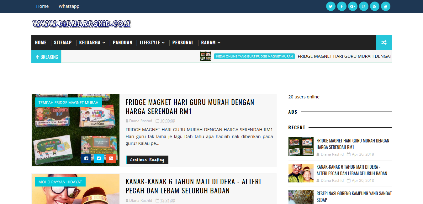 7 Lifestyle Blogger Pilihan 2018