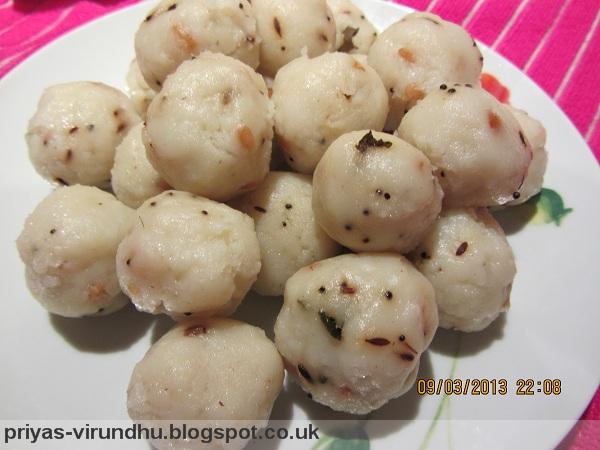 Priya's Virundhu: Uppu Urundai/Neer Urundai/Kaara Kozhukattai for ...